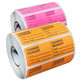 Tubing Change Labels Daily 5500 System
